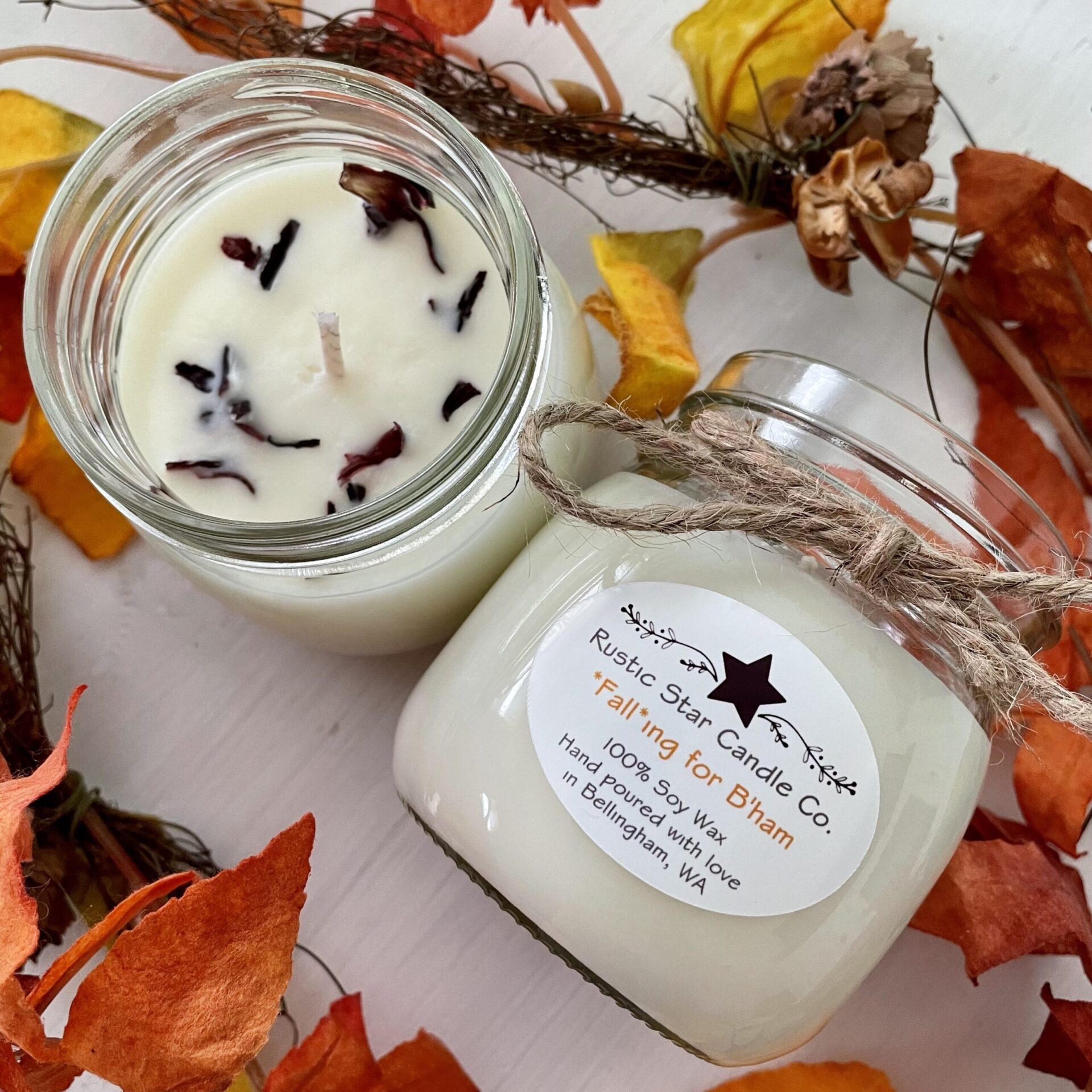 *Fall*ing for B’ham, 10oz – Rustic Star Candles – 100% Soy Wax Candles ...