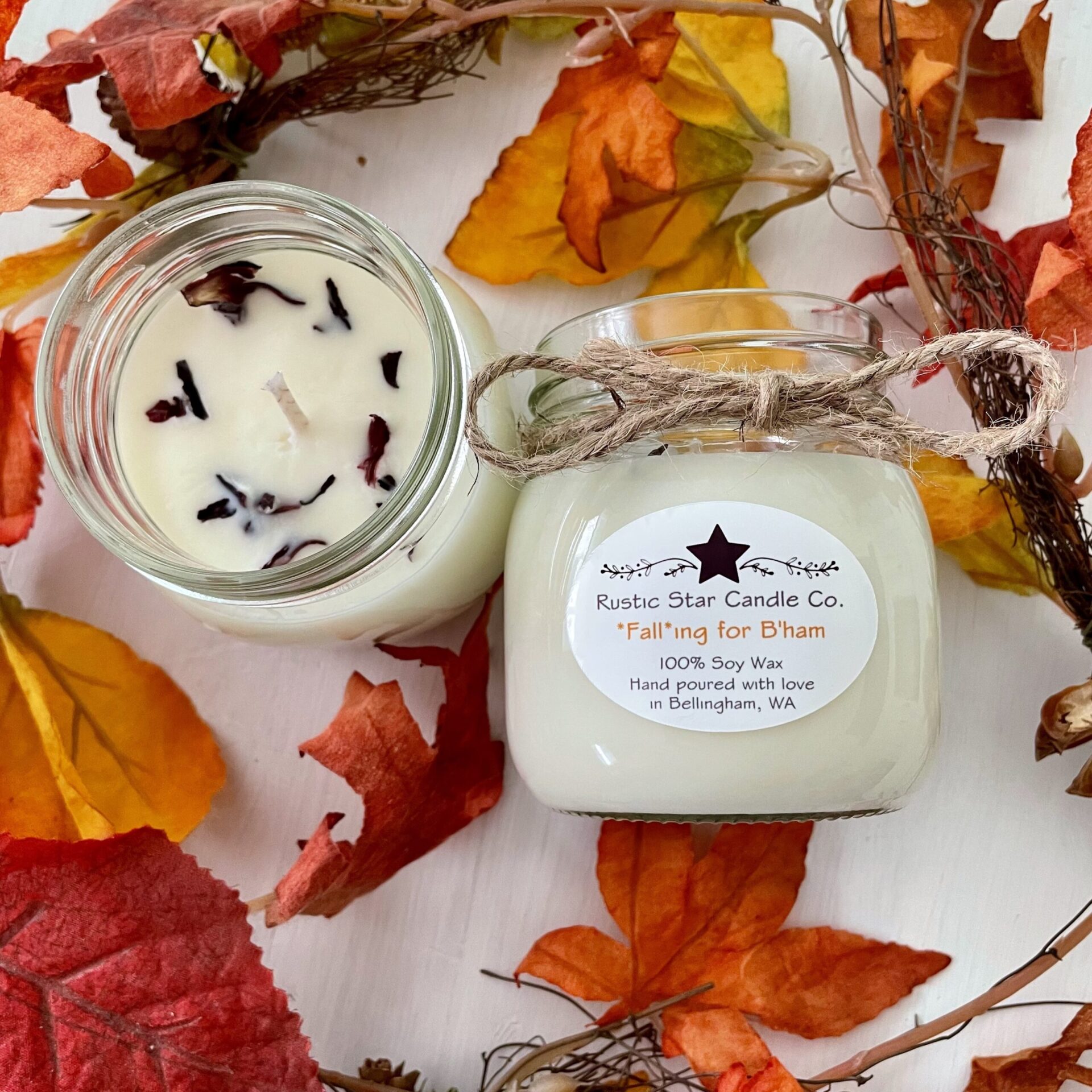 *Fall*ing for B’ham, 10oz – Rustic Star Candles – 100% Soy Wax Candles ...
